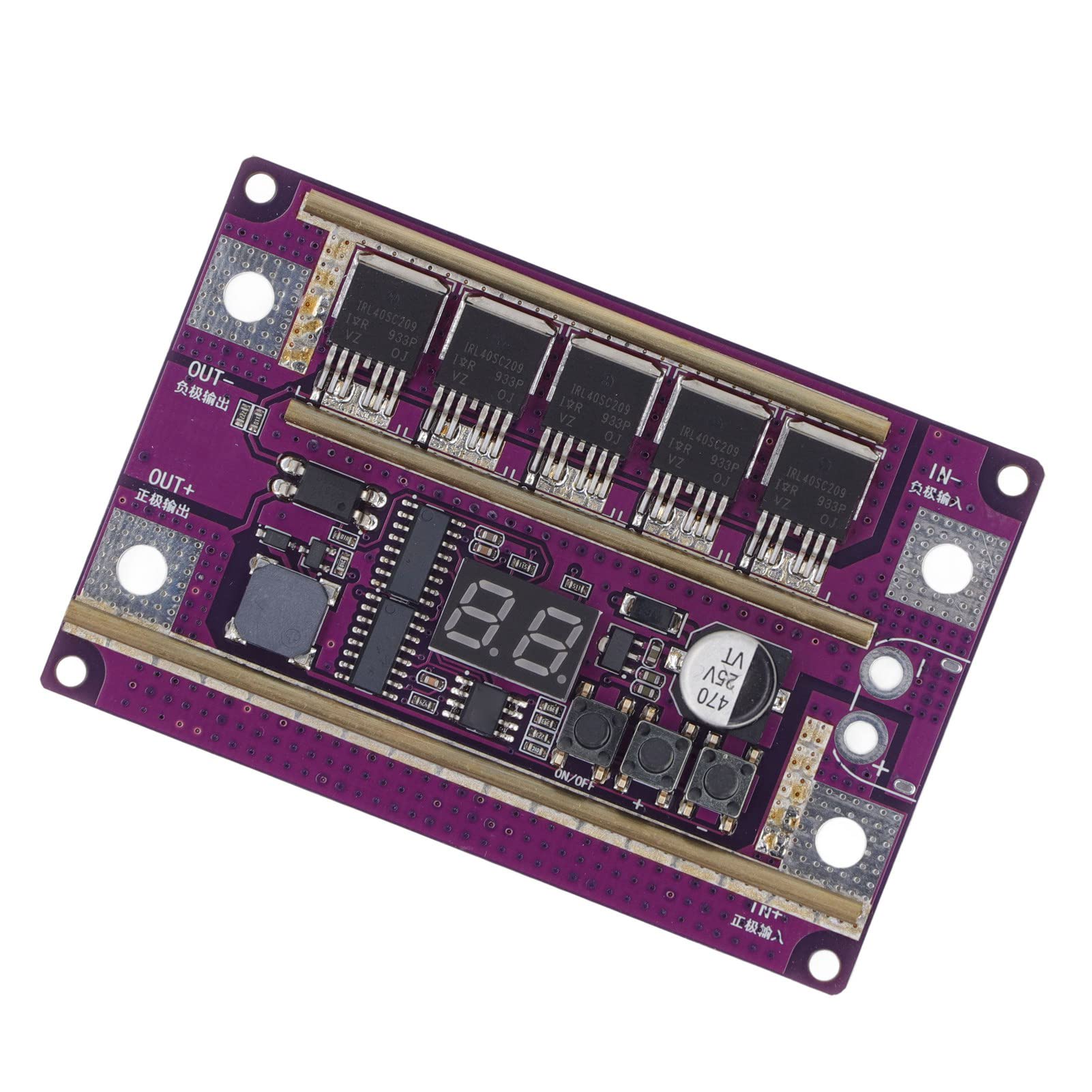 Spot Welder Board Digital Display Spot Welder Board Digital Display 99 Gears Adjustable High Power Output Spot Welding Machine Circuit Board 12V