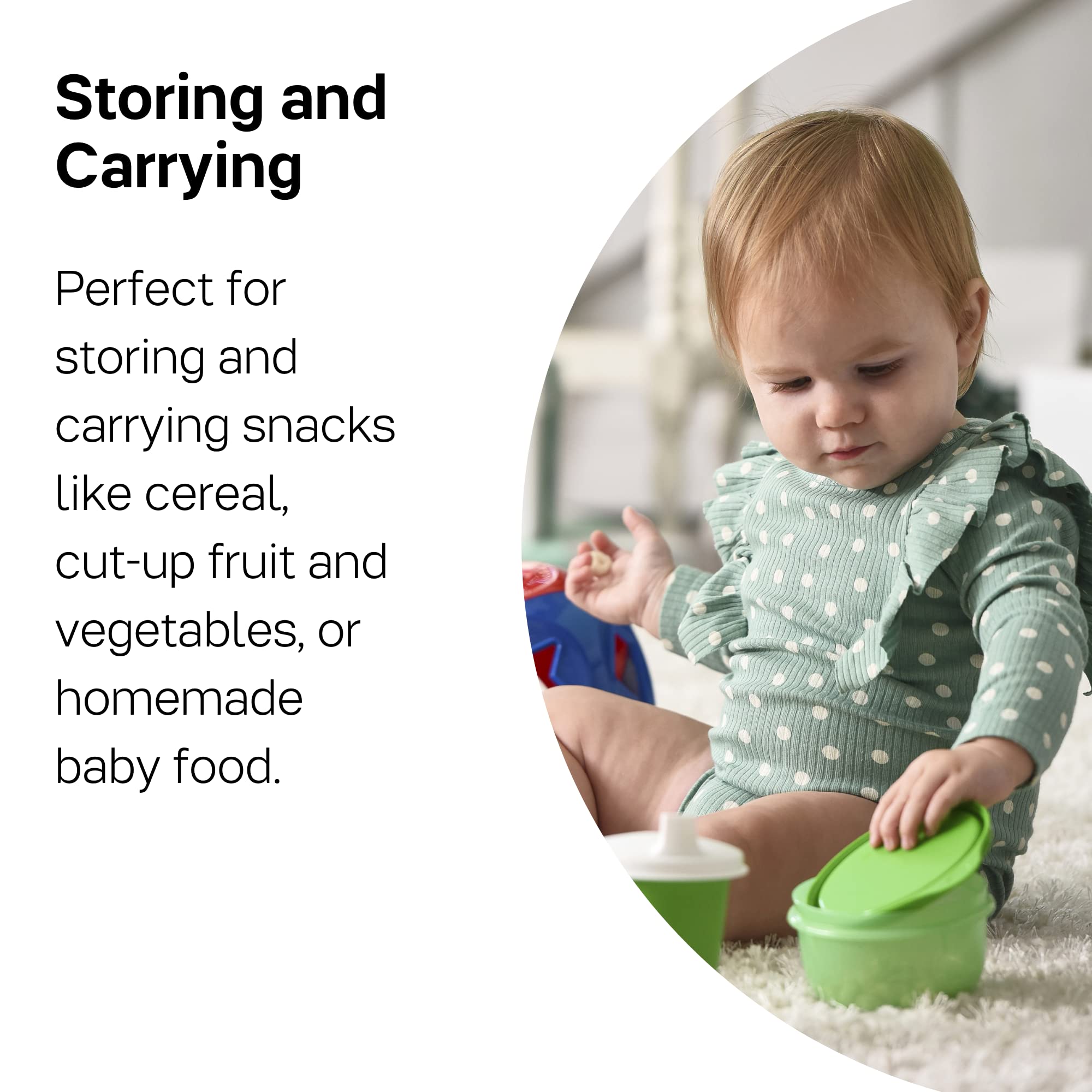 Tupperware Brand Ideal Lit’l Food Storage Bowls for Toddlers & Kids - Airtight, Leak-Proof, Dishwasher Safe & BPA Free - Includes Lids