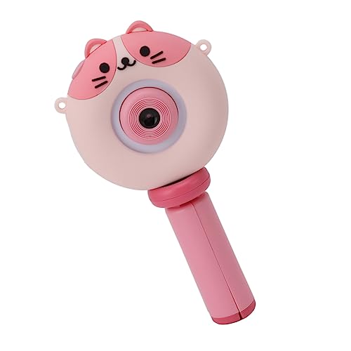 Portable Digital Camera Toy 8X Digital Zoom Cute Protective Case for Kids Selfie Camera for Birthday Gift (Pink)
