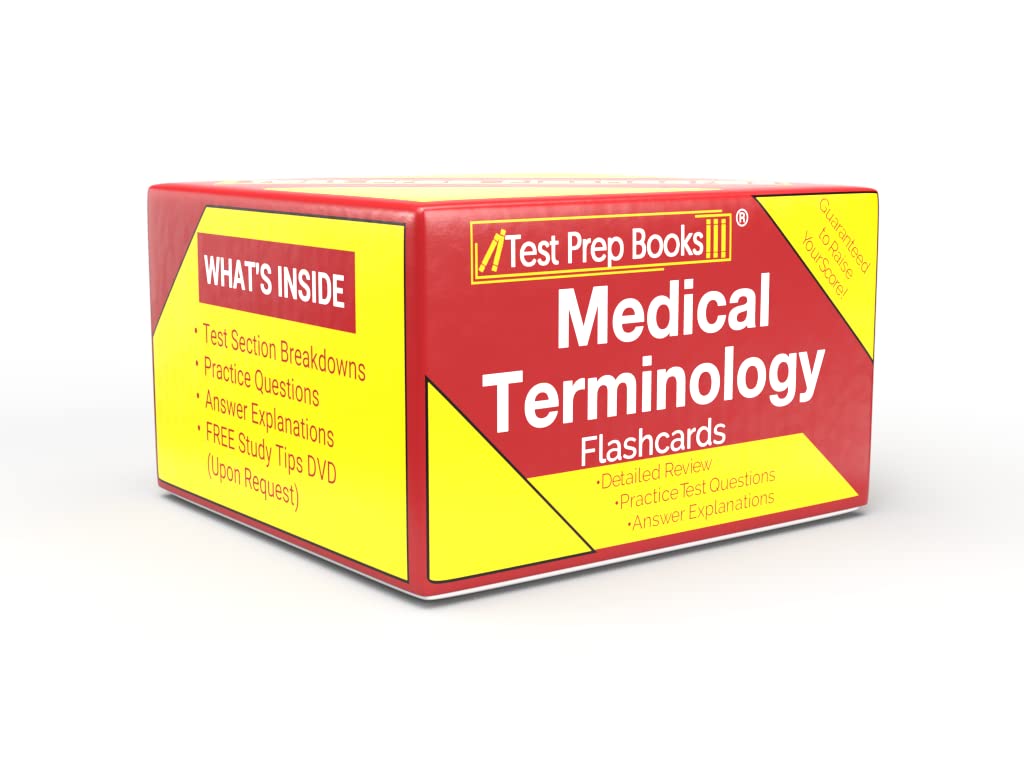 Medical Terminology Study Cards 2024-2025: Med Term Review for Health Professionals [Full Color Cards]