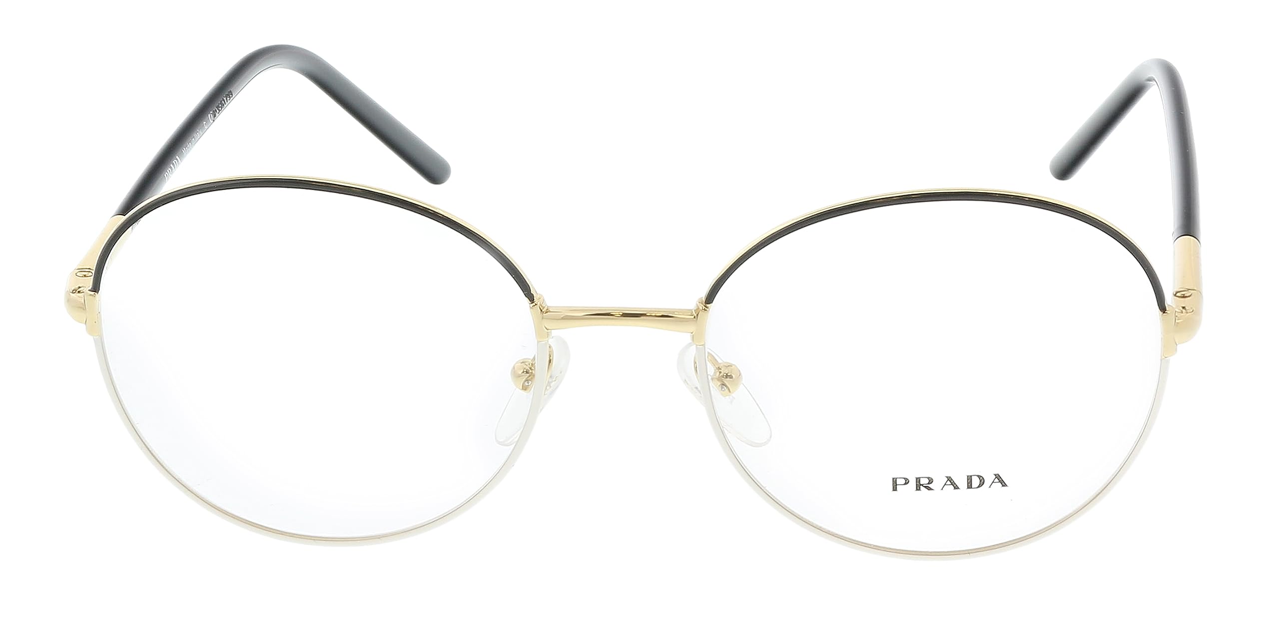Prada Demo Round Ladies Eyeglasses PR 55WV 07I1O1 53