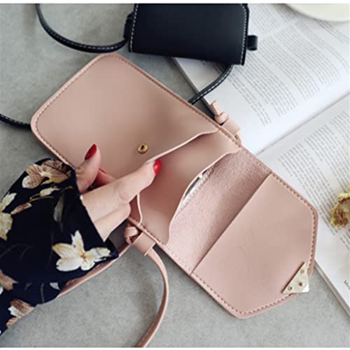WYFDP for Women Touch Screen Cell Phone Purse Smartphone Wallet Shoulder Strap Handbag PU Leather Casual Solid Crossbody Bags (Color : E, Size : 1ps)