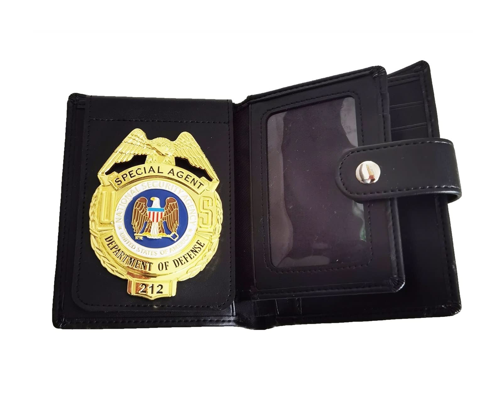Roytil American Department of Defense Badges NO.212 and Multi Layer Multifunctional Wallet (Color : 1)