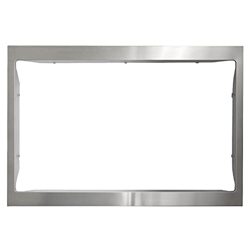 Panasonic 24-inch Microwave Trim Kit, Stainless Steel, for use with 1.2 cu ft NN-CD87KS Panasonic Microwave Oven – NN-TK81KCS