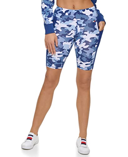 Tommy Hilfiger Womens Sport Bike Short,Deep Blue,Medium