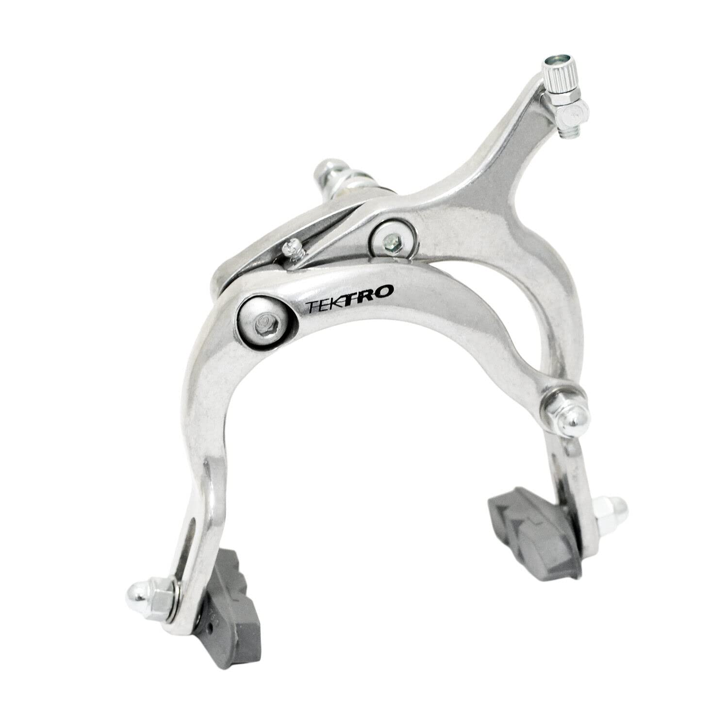 TEKTRO 900C Road Calipers Brake Set Dual Pivot 72-92mm Nutted Mount, Silver, MH2649