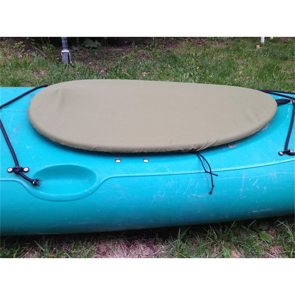 Mexidi Cockpit Cover Breathable Adjustable Neoprene Kayak Cockpit Cover Seal Cockpit Protector UV50+ Blocking Ocean Cockpit Cover (Gray, XL)