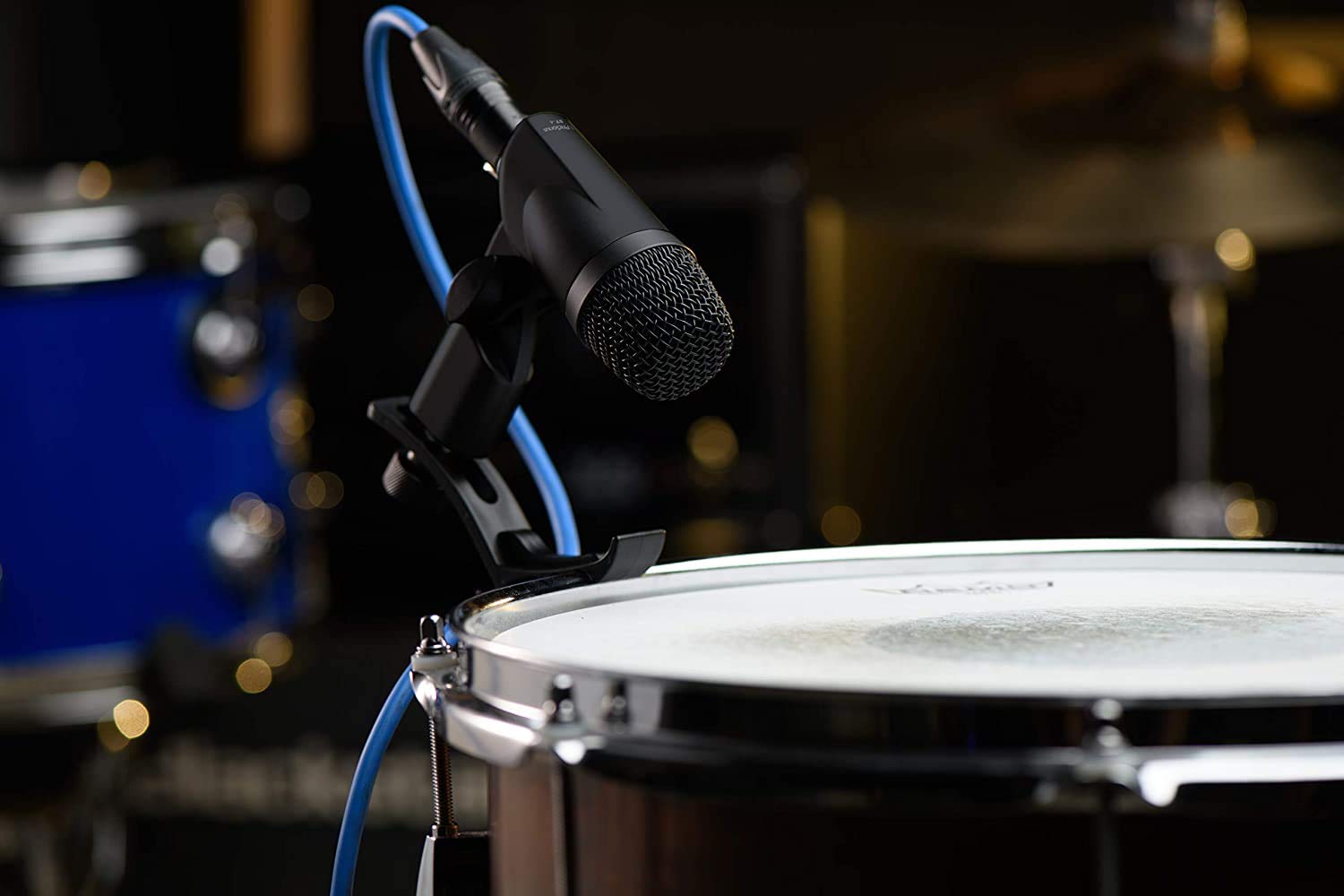 PreSonus 7 Piece Dynamic Drum Mic Kit - Kick Bass, Tom/Snare & Cymbals Microphone Set - for Drums Instrument - Complete with Adjustable Rim-Mounts, Mics Holder & Hard Case Stands and XLR Cables