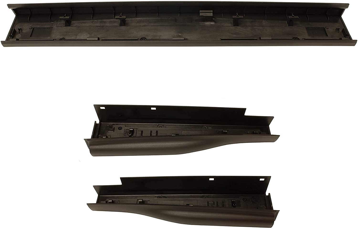 Roane Concepts Replacement Tailgate Cap Molding Compatible for 2008-2016 Ford F250 F350 F450 F550 Super Duty 3 Piece Set - Will Only Fit Models with Integrated Step