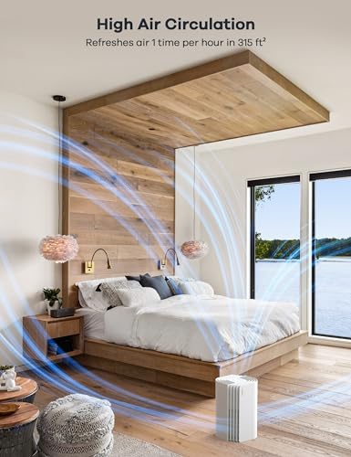 WELOV Air Purifiers for Home, Mini Portable H13 HEPA Air Purifiers with Aromatherapy for Better Sleep, 315 Sq Ft Coverage, 23dB Air Purifier for Bedroom