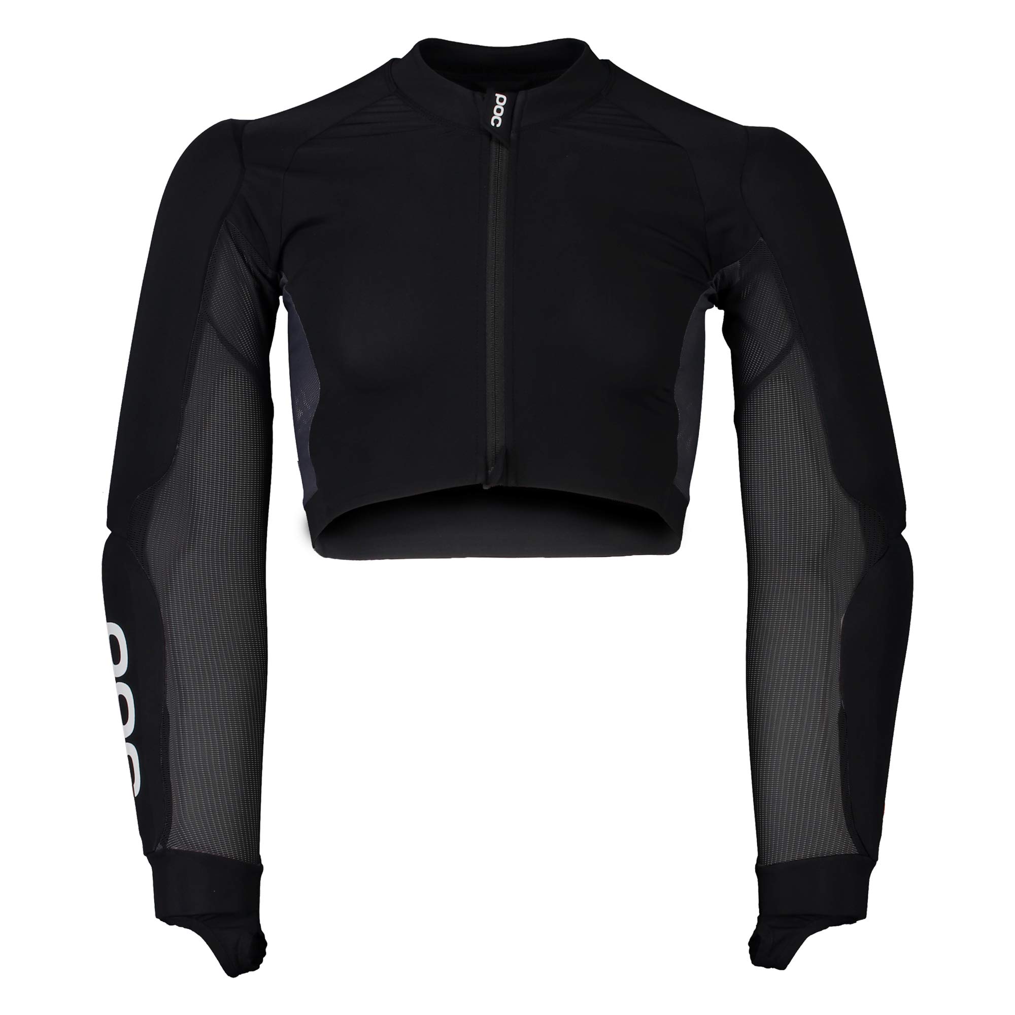 POC, VPD Air Comp Jacket Jr, Youth Ski Racing Armor for Kids, Uranium Black/Hydrogen White, Small