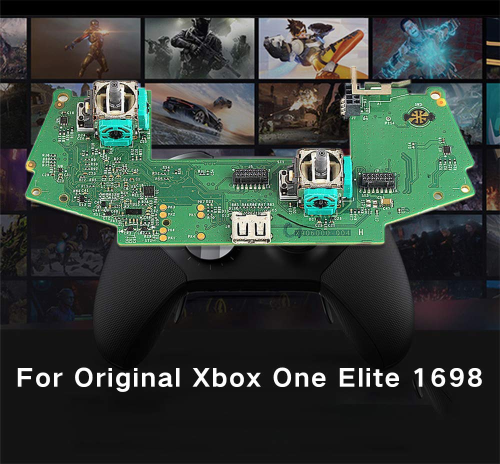 PCB Motherboard Parts Joystick Circuit Board Wireless Controller Main Board Replacement for Xbox One Elite 1698 Model