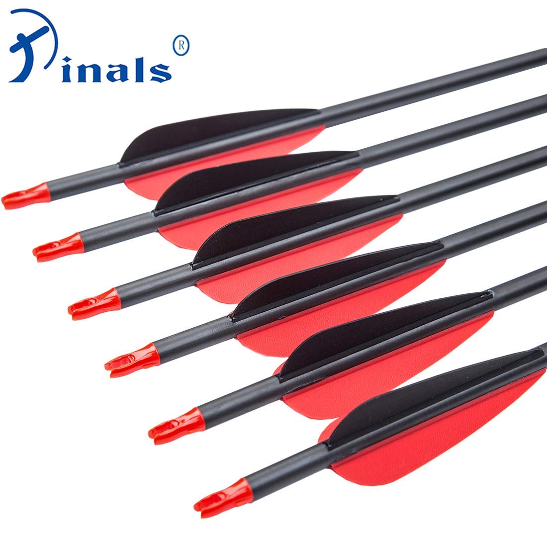 Pinals Archery 300 340 400 Spine Carbon Arrows for Compound Bows Traditional Recurve Bow Longbow 30 Inch Shafts Hunting Target Arrow 12PCS Spine 300