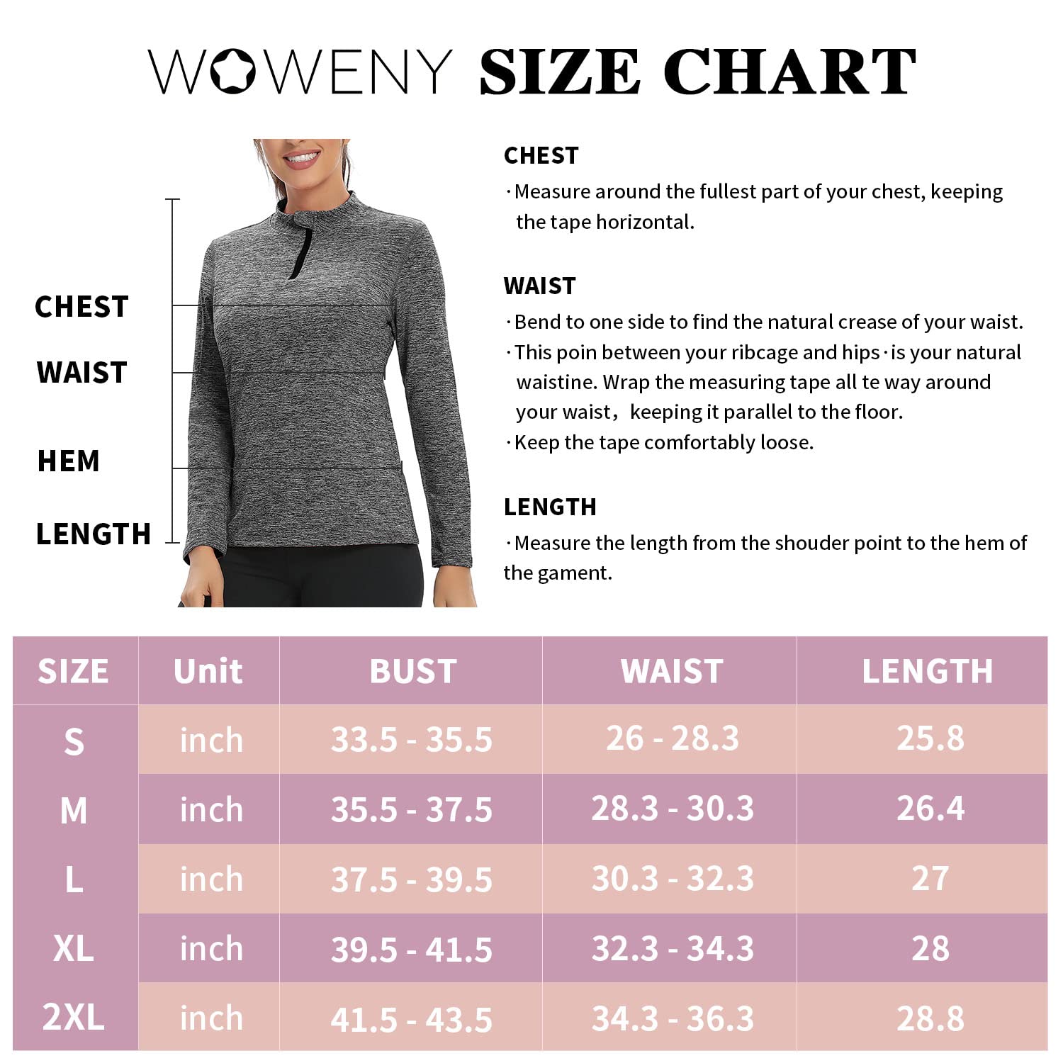 WOWENY Women Fleece Running Shirt Thermal Long Sleeve Quarter Zip Pullover for Womens Sport Athetic Tops Light Grey
