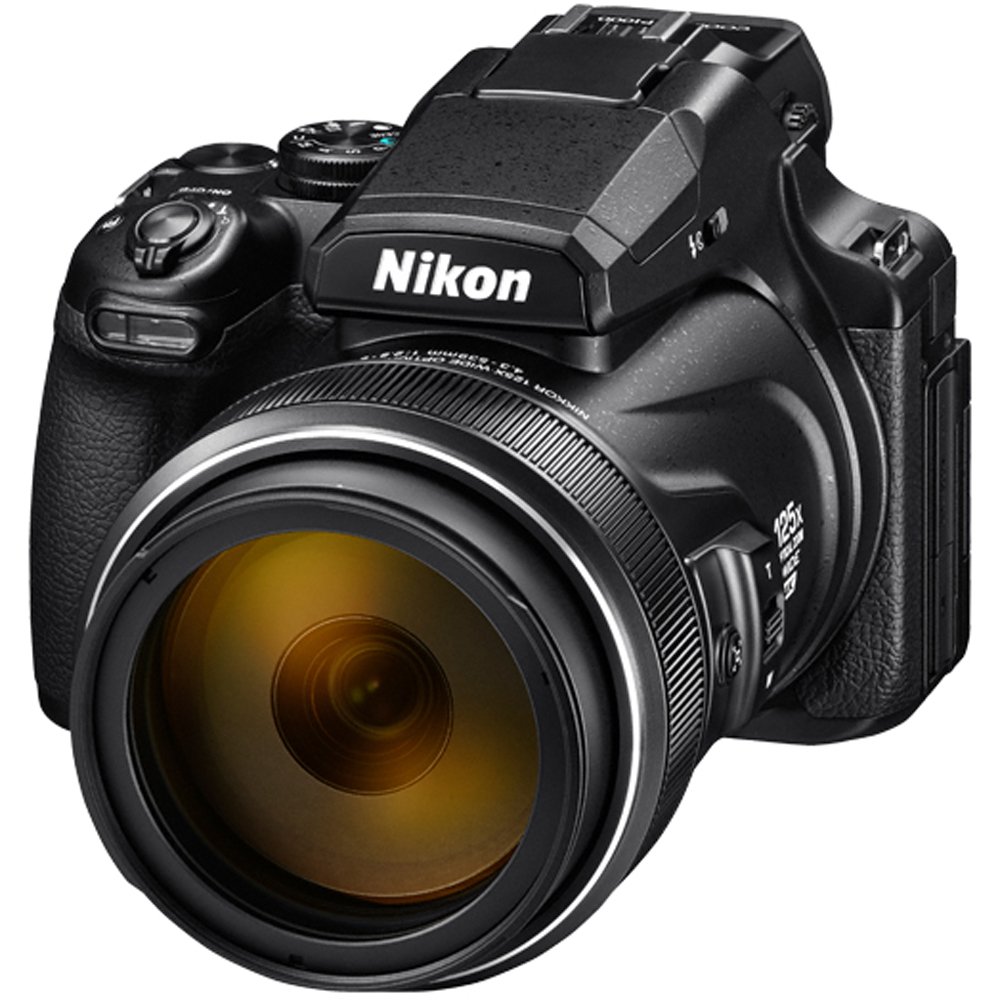 Nikon COOLPIX P1000 Compact Digital 4K UHD Camera w/ 125x Zoom Super Telephoto Lens Filmmaker's Bundle with Vivitar ST-6000 Stabilizer Tripod + Deco Gear Backpack + Filter Kit + Software & Accessories