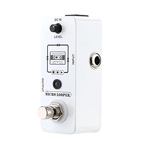 SHYPT Micro Looper Mini Loop Recording Effect Pedal for Electric Guitar True Bypass Guitar Accessories