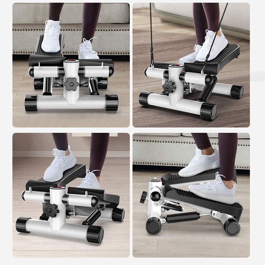YFDM Mini Stepper Fitness Stair Stepper Portable Twist Stair Stepper Adjustable Resistance, Fitness Exercise Machine