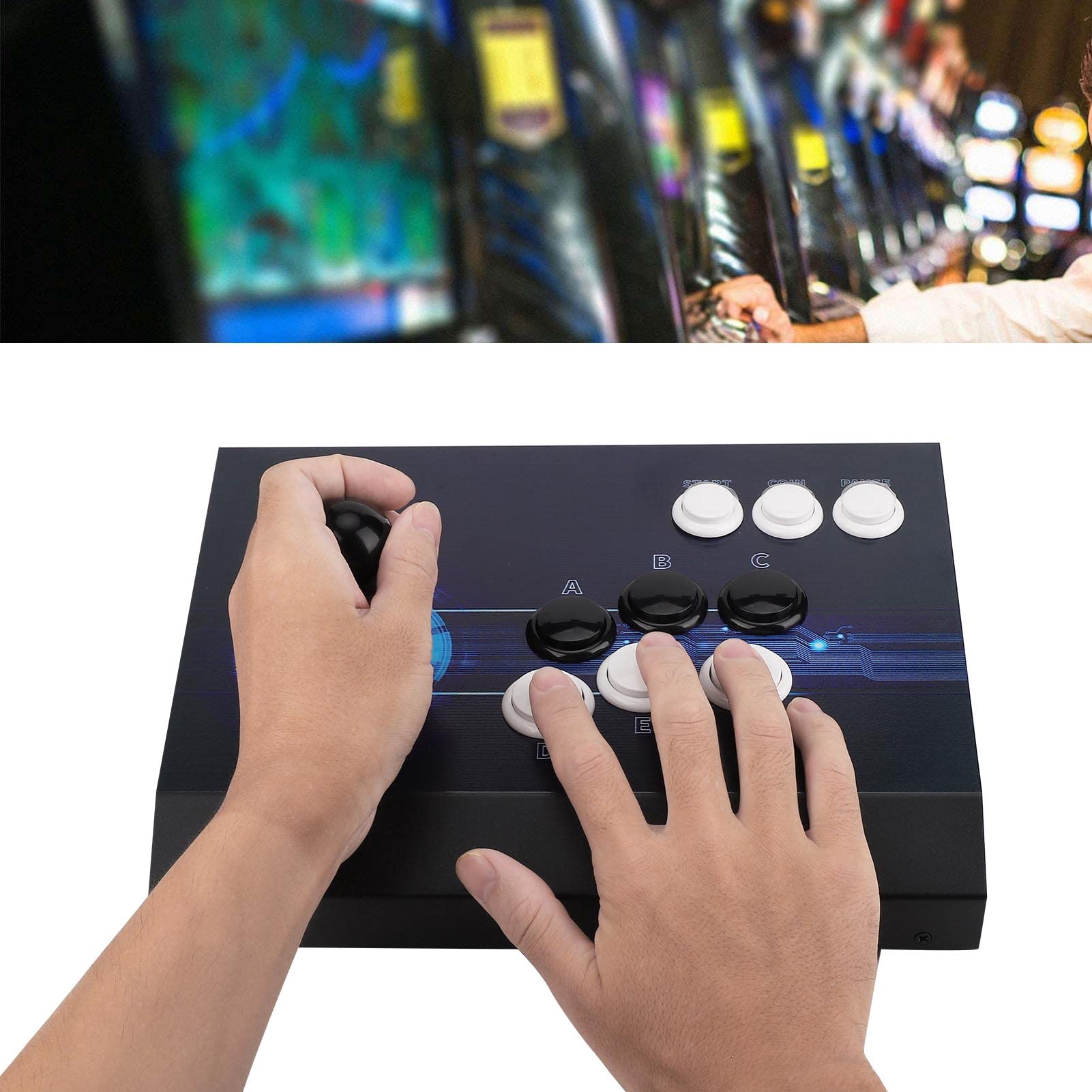 RTZY 3D Game Console Professional Game Console with Joystick Button for Entertainment Single Game Console