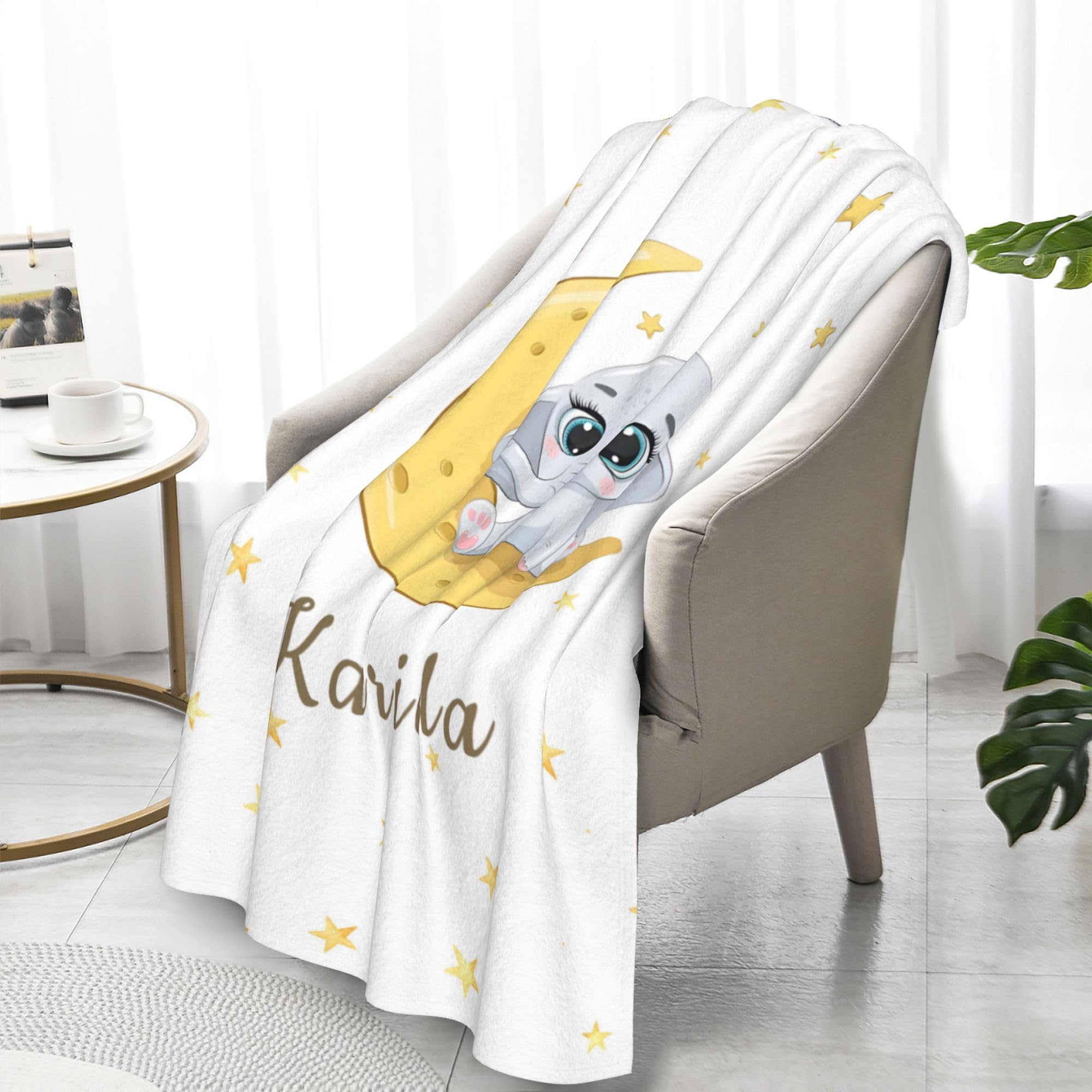Personalized Baby Blankets,Customised Newborns/Infants/Kids Name Blanket for/Unique Lovely Design &Personalised Fleece Blanket,Personalised Gifts(75 * 100cm