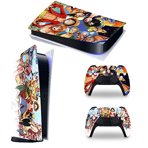 Pirate King PS5 Standard Edition Console and Controller 5 Controller Skin Set - PlayStation 5 Vinyl