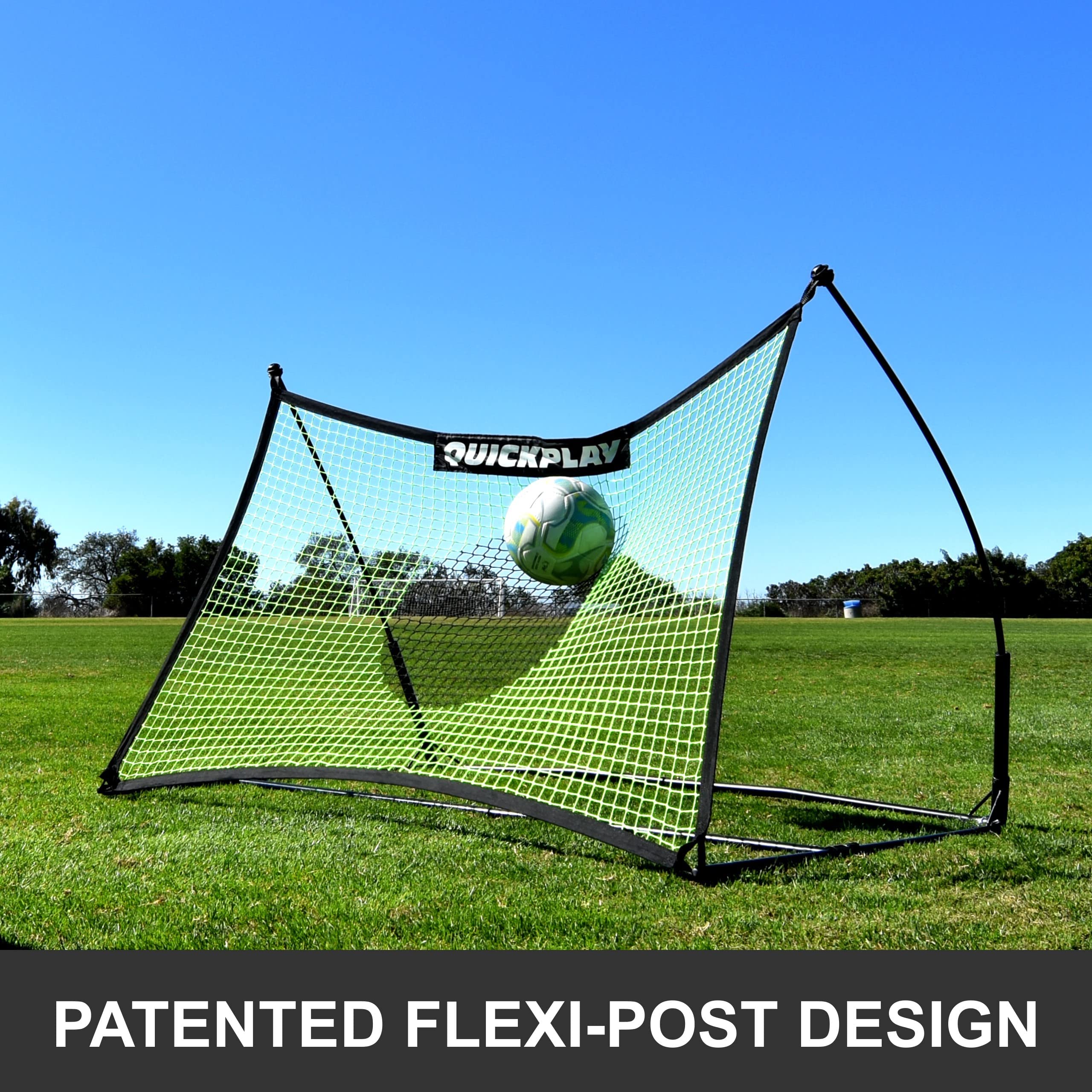 QUICKPLAY Spot Target TEKKERS Soccer Rebounder | Perfect for Team or Solo Soccer Training 5x3'