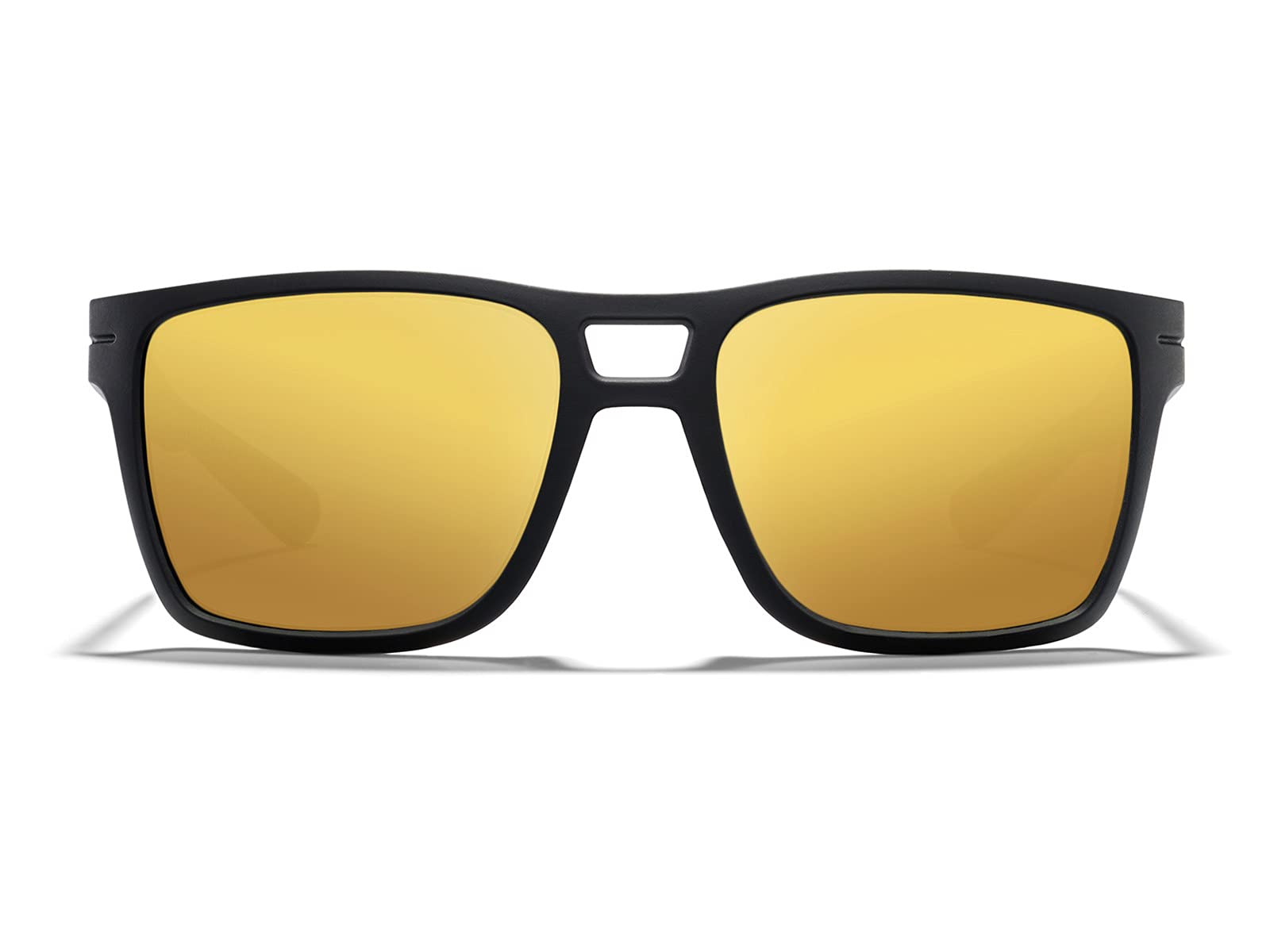 ROKA Kona High Performance Polarized Sunglasses for Men and Women - Matte Black Frame - Dark Carbon (Polarized) Lens