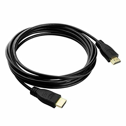 RUBELLA HDMI to Cable for Home Office (4K@60Hz), uni Cable, Thunderbolt 3 Compatible with MacBook Pro 2021/2020, Air,iPad 2021, Surface Book 2, Galaxy S20 and (3FT), Black