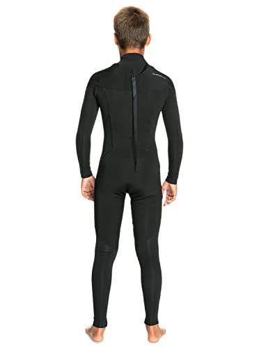 Quiksilver Boys 3/2 Sessions Back Zip Wetsuit - Black | 14
