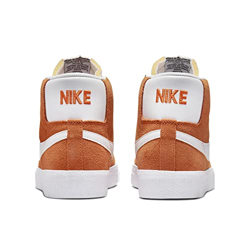 Nike Men's SB Zoom Blazer Mid Shoe (Safety Organge/White, us_Footwear_Size_System, Adult, Men, Numeric, Medium, Numeric_10)