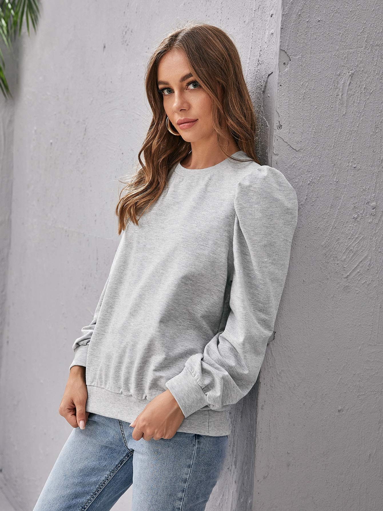 Romwe Casual soft Cloth Grey