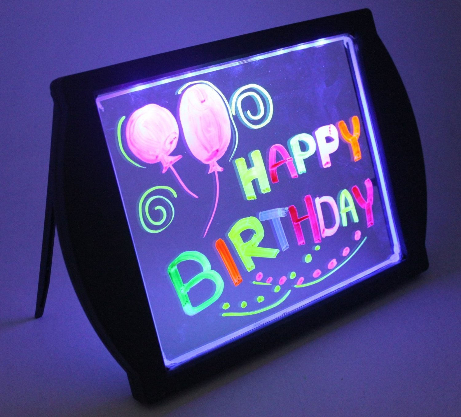 Marvin's Magic - Neon Glow Craft Kit - Craft Set - Light Up Tracing Pad - Drawing Tablet Kids - Neon Magic Kit - Childrens Craft Kits - Battery Powered Doodle Pad - Glow Art Neon Drawing Board