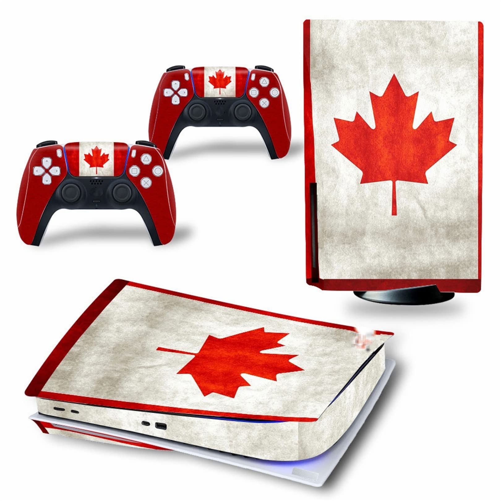 Top factory BUCEN for PS5 Skin Disc Edition & Digital Edition Console and Controller Vinyl Cover Skins Wraps Scratch Resistant, Compatible 96324 Anti Scratch (Size : Disc Version)