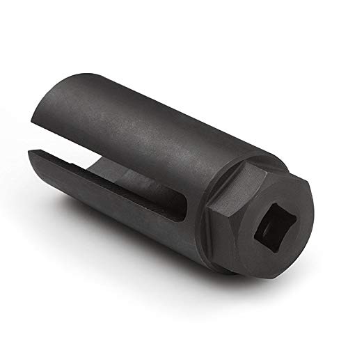 Oxygen Sensor Socket with Side Wire Cutout 3/8β Inch Drive x 7/8β (22mm) fits All Vehicle O2 Removal and Installation Offset Oxygen Sensor Socket