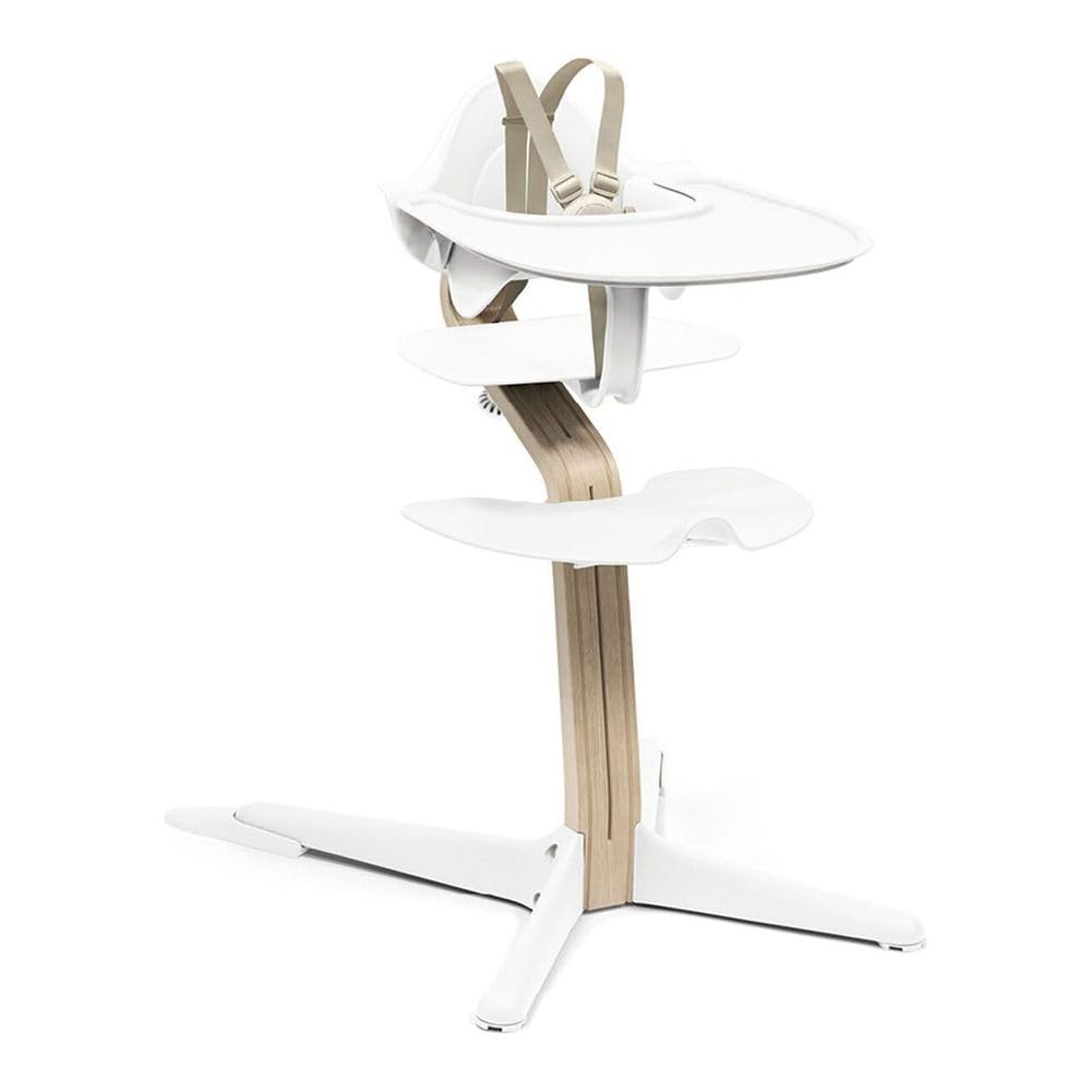 Stokke Tray for Nomi, White - Easily Mounts on Stokke Nomi Baby Set - Dishwasher-Safe, Food-Grade Plastic