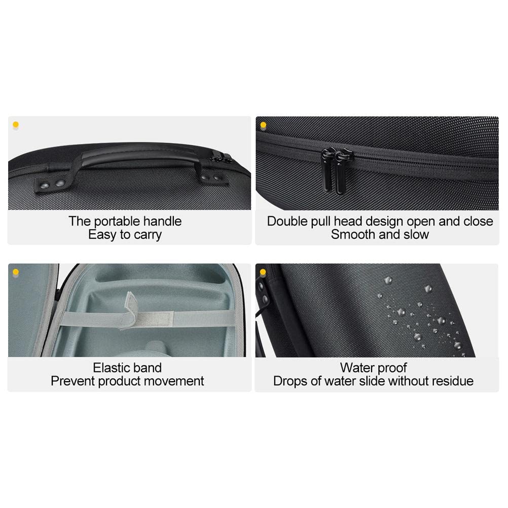 TBEOEN Hard Carrying Case Compatible for Oculus Quest 2 VR Headset and Accessories Wear-Resistant Oxford Protective Cover Outdoor Portable Storage Bag
