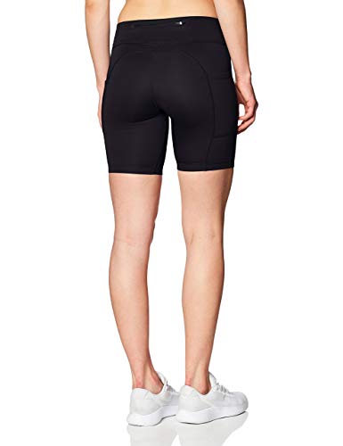Nike Womens Fast Running Shorts Black/Reflective SILV XS