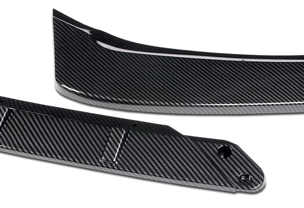 Q1-Tech Q1-TECH, Front Bumper Lip fit for compatible with 2017-2018 Ford FusionMondeo, Front Bumper Lip Spoiler Air Chin Body Kit Splitter Painted Glossy Black, (SPORT-Style)
