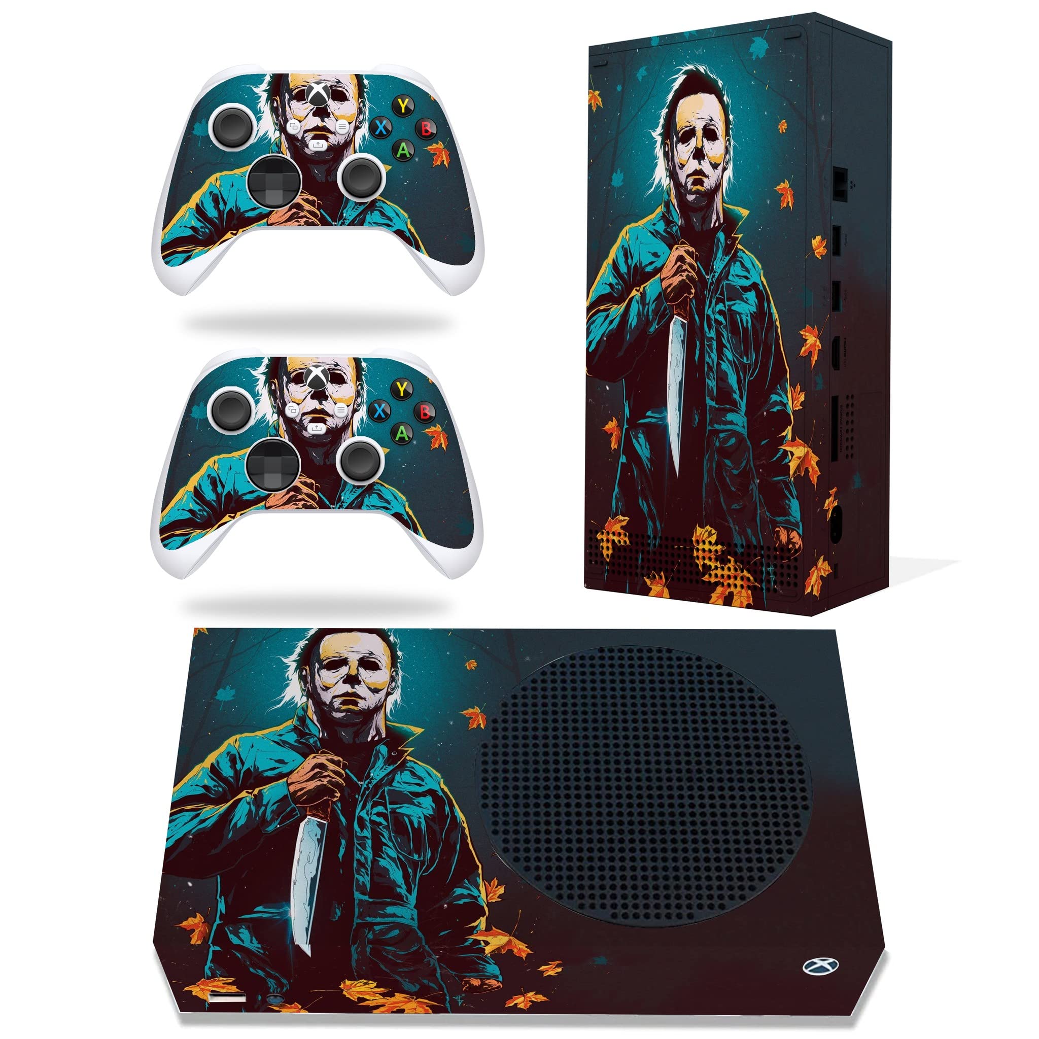 The Butcher Michael Horror Film Game Console Series S Controllers Skin Decals Stickers Wrap Vinyl for Game Console Series S