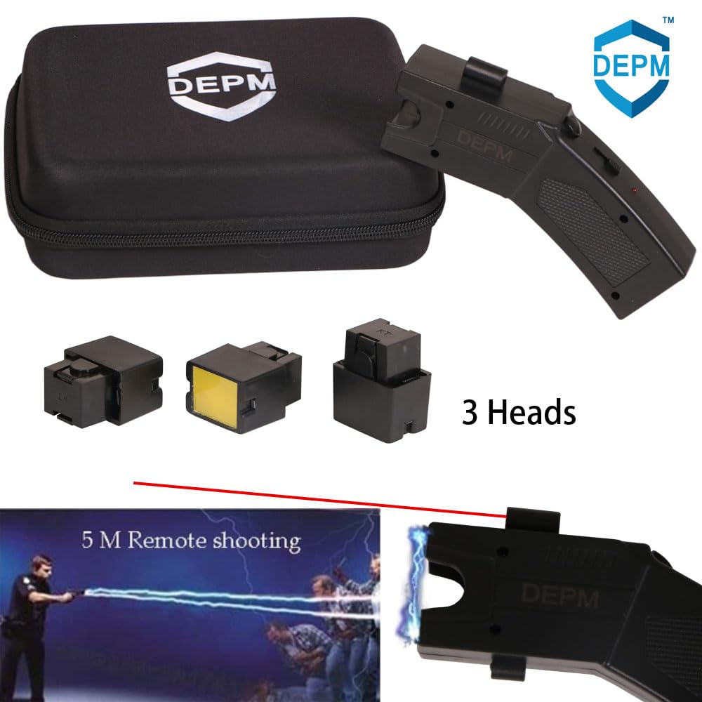 Stun Gun Remote Distance Electric Shock Selfdefense Outdoor Flashlight Women's Self-Defense