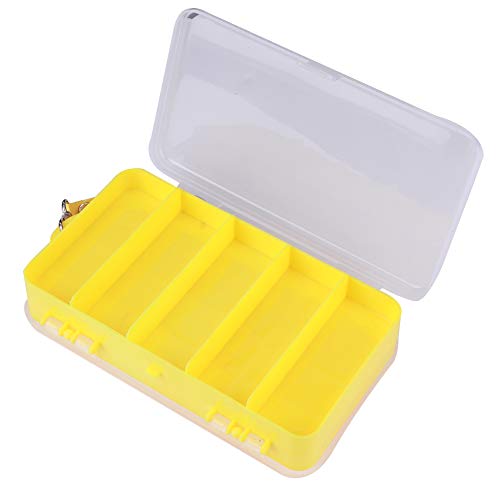 Sturdy Fishing Tackle Box, Bait Hooks Organization Solutions 18x10.2x4.8cm/7.1x4x1.9inch Lure Bait Hooks ABS