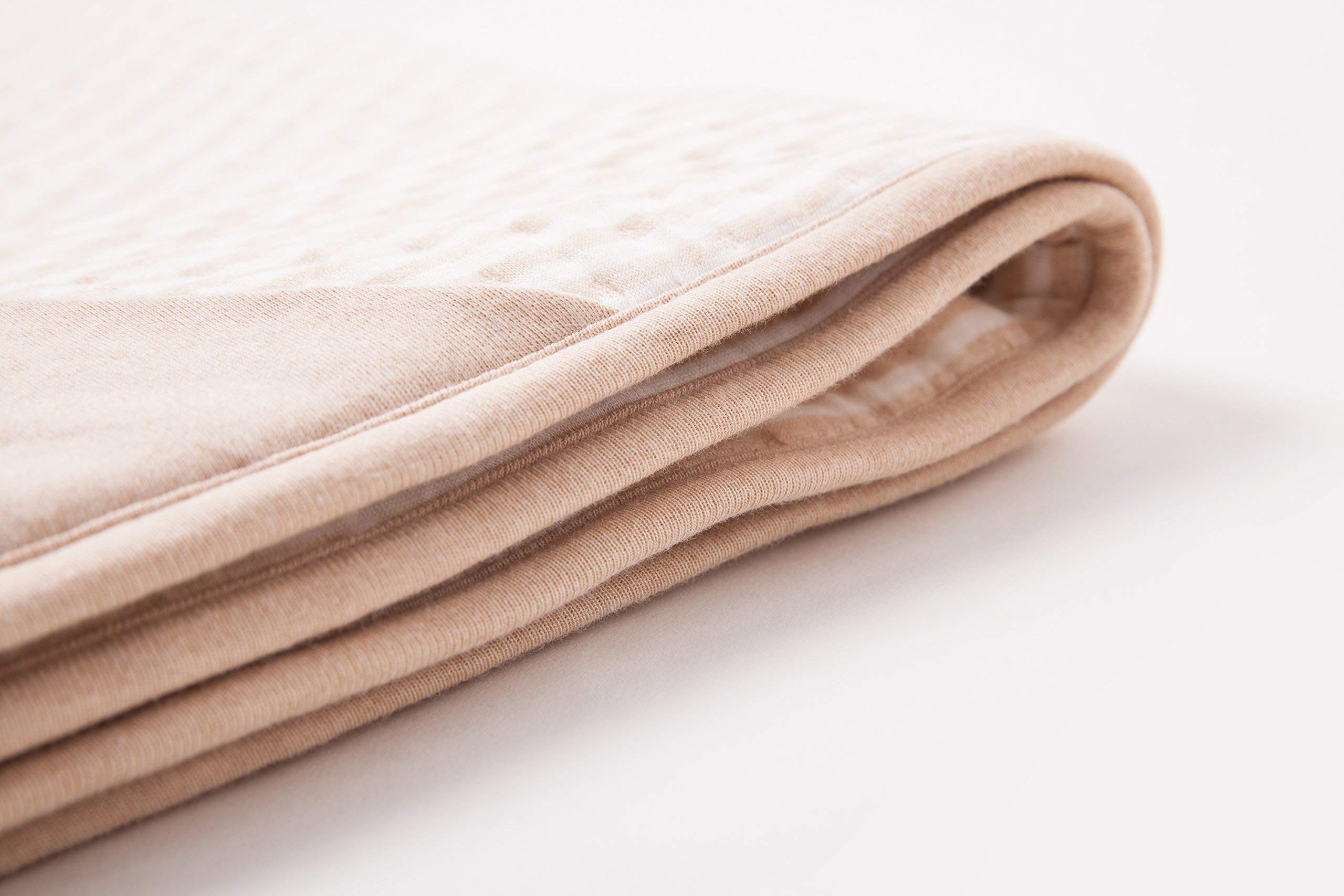 Radia Smart 5G Blocking, EMF Protection Baby Blanket, Pregnancy Belly Shielding, Organic Cotton, Cream, 35”x30