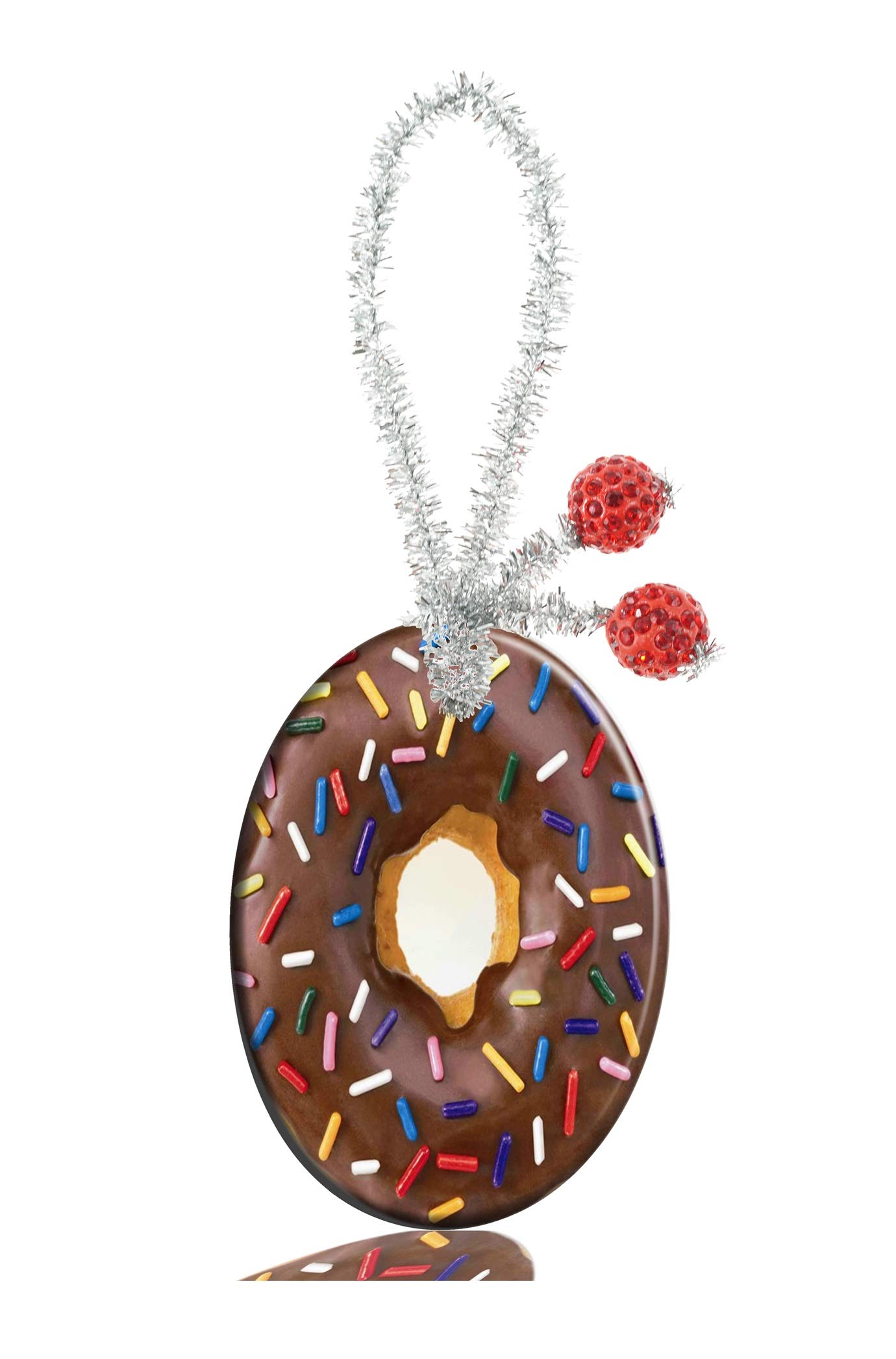 Porcelain Ornaments Ceramic Christmas Tree Ornament Wedding Ornament Home Decoration (Doughnut Donut)