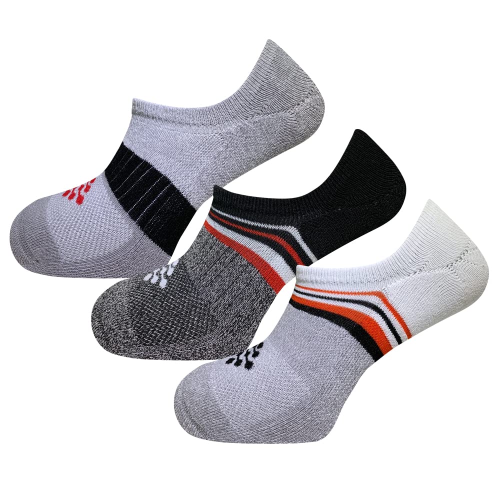 True Energy Men's Hidden No Show Socks- 3 Pair