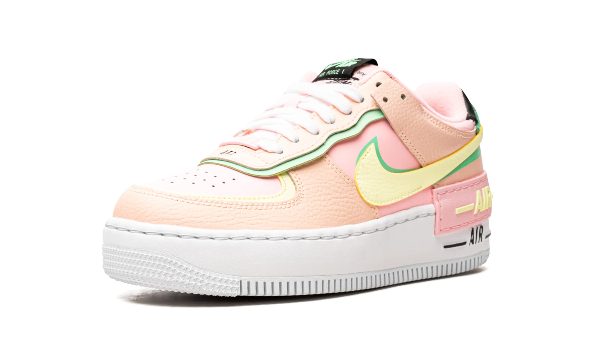 Nike Women's Air Force 1 Lowtop Basketball Shoe, Artic Punch/Barely Volt, 9