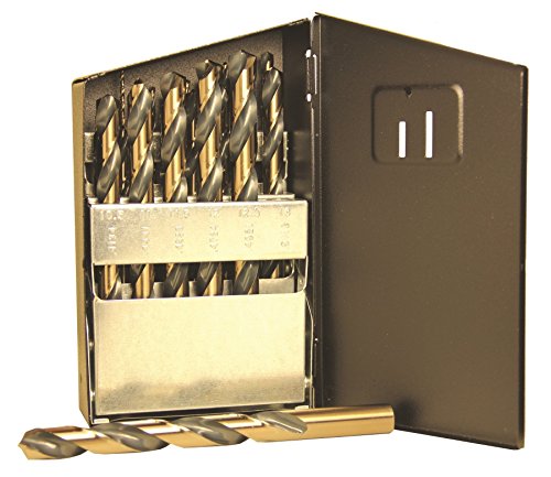 Viking Drill and Tool by Norseman 58660 SP-25M Type 643-UB 135 Degree Split Point Magnum Super Premium Jobber Drill Set (25 Piece)