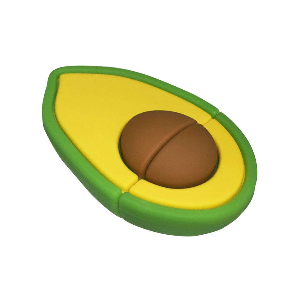 Novelty Cute Cartoon USB 2.0 Flash Drive 16GB Data Storage Memory Stick USB Stick Pendrive Gift (32GB, Avocado)