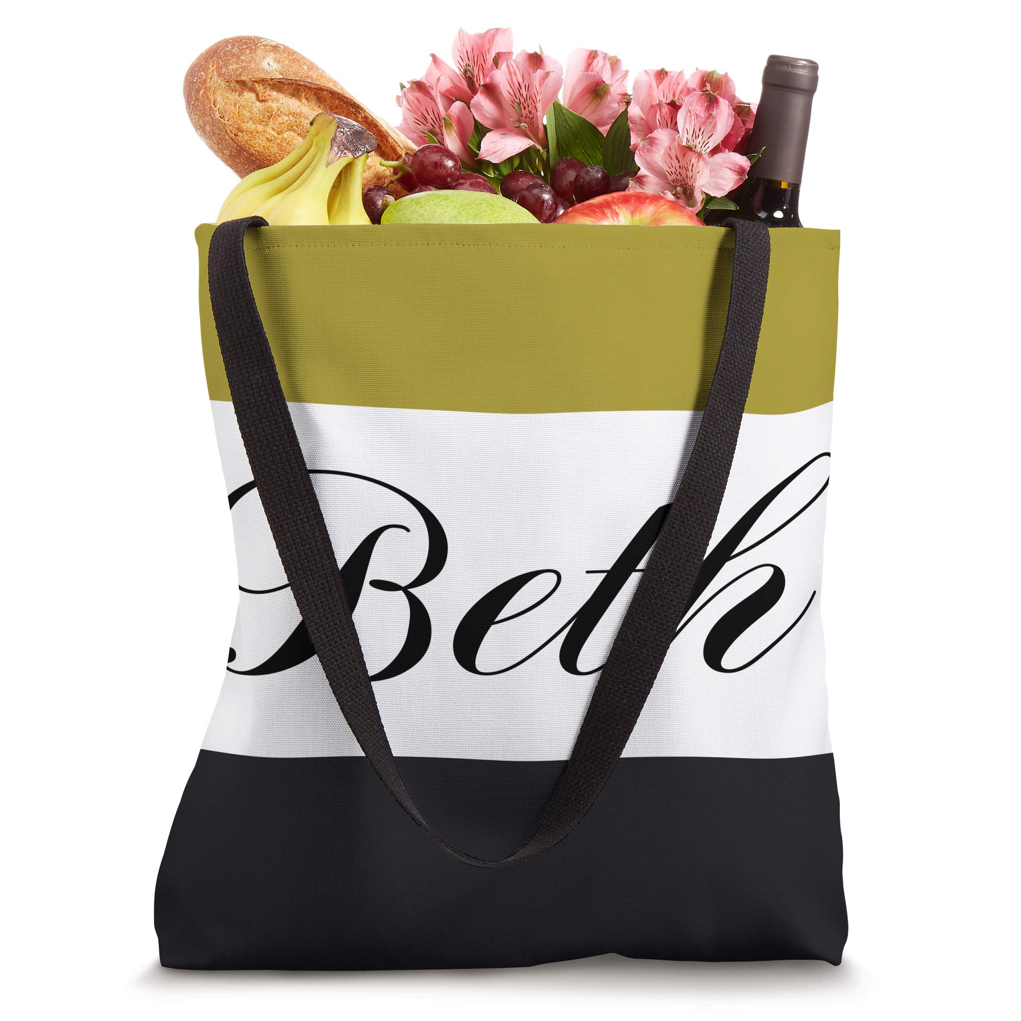 Personalized Name Beth Employee Bridal Birthday Gifts Tote Bag