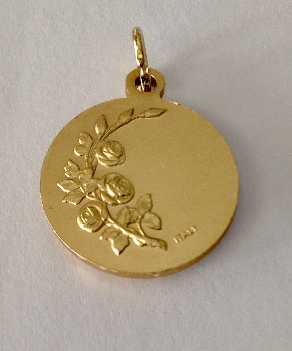 SAINT JUDE THADDEUS APOSTLE MEDAL - PATRON SAINT OF IMPOSSIBLE CASES - 100% MADE IN ITALY (St.Jude (Round Shape))