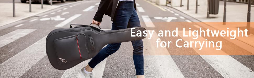 SNIGJAT 40 41 Inch Guitar Case for Acoustic Guitars