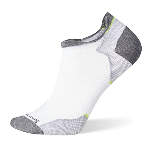 Smartwool Run Zero Cushion Low Ankle Socks, White, X-Large
